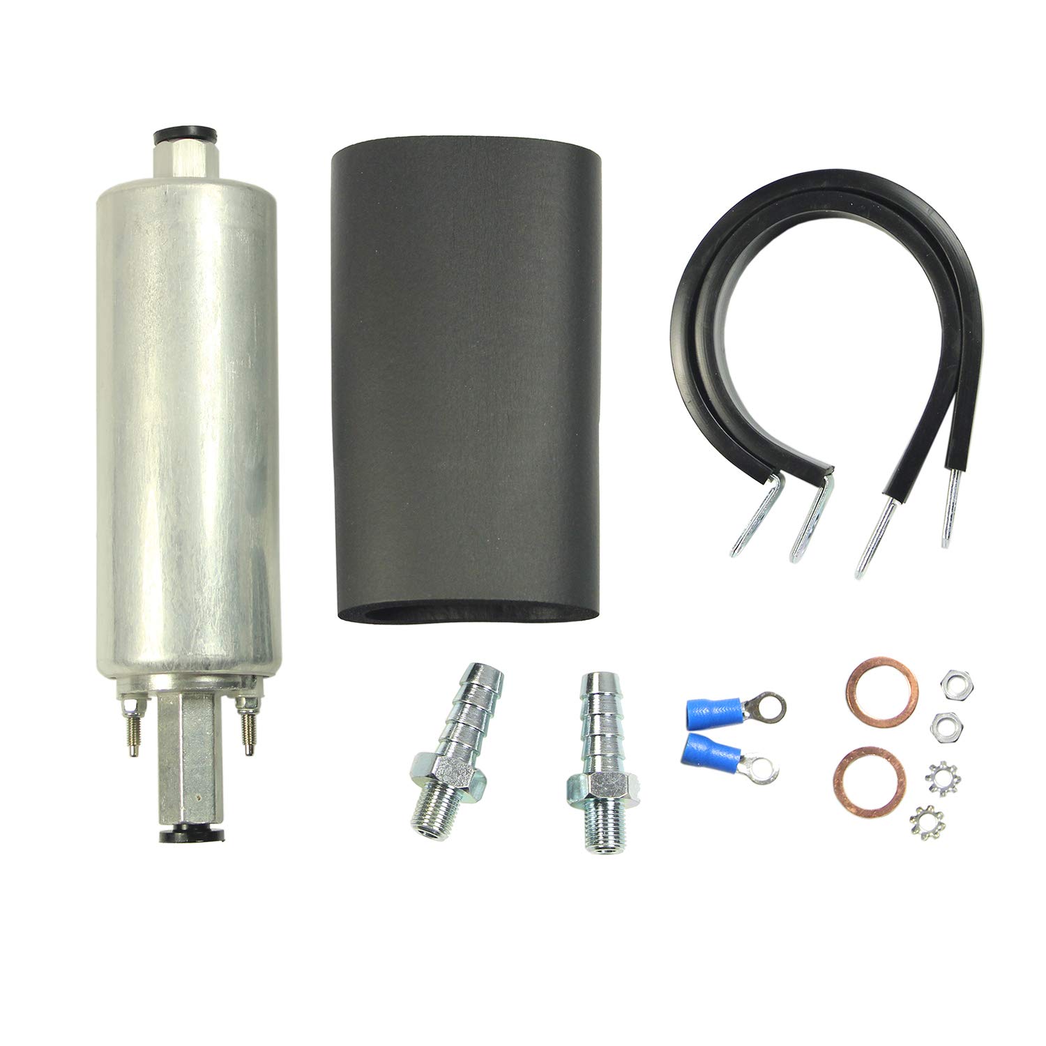 High Flow Pressure External Inline 255LPH Fuel Pump With Installation ...