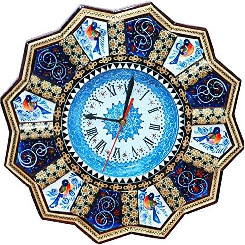 Persian Handicrafts Khatam Kari Wall Clock, Multi price in UAE | Amazon ...