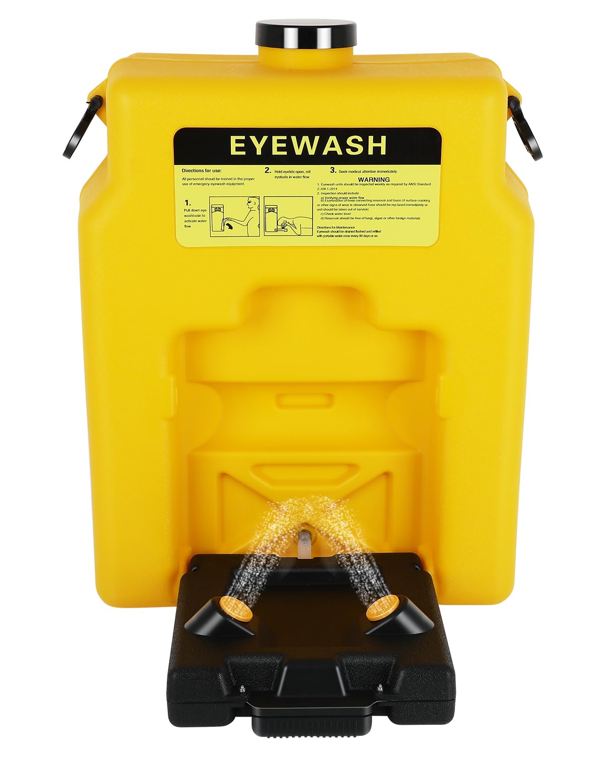 Eye Wash Station 14-Gallon(53L),Portable Eye Wash Station OSHA Approved ...
