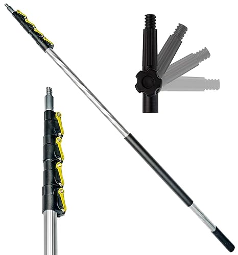 DOCA Telescoping Pole 6-24 Ft - Extension Pole for Cleaning, Feather ...