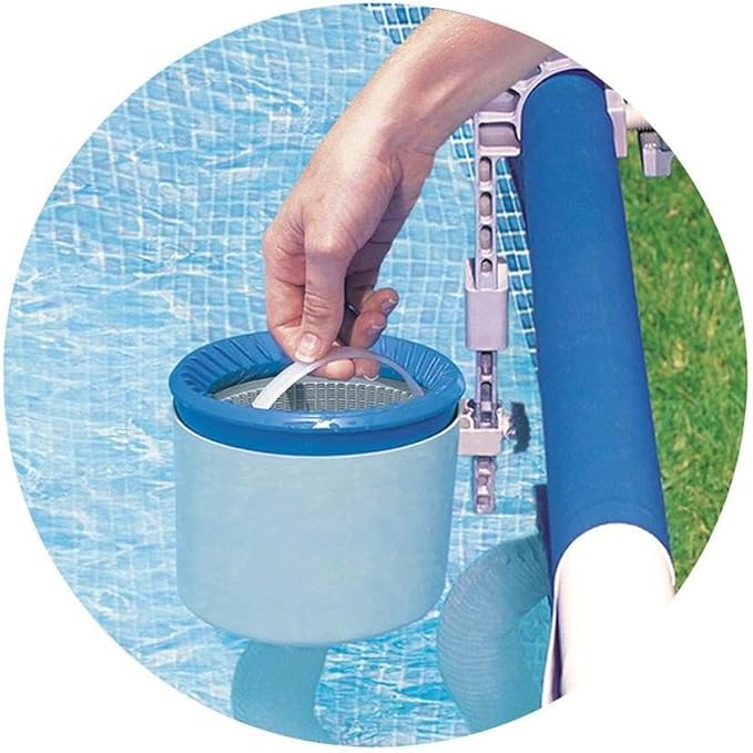 Amazon.com : Intex Deluxe Wall Mounted Swimming Pool Surface Automatic ...