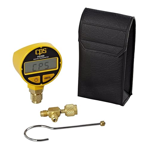 CPS VG200 Digital Vacrometer Vacuum Gauge, Measures Microns, Millibar ...