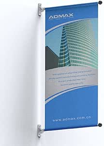 Amazon.com : Displayfactory Avenue Banner Mounting Kit, 24" Street ...