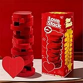 Amazon.com: Funwares Wooden Blocks Stacking Game, Tumbling Tower and ...