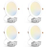 Amico 6 Pack 7 Inch 5CCT Ultra-Thin LED Canless Recessed Ceiling Light ...