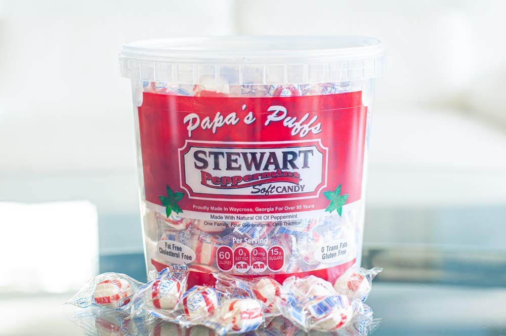 Amazon.com : Stewart Candy Old Fashioned Pure Cane Sugar Candy Puff ...