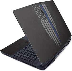 Amazon.com: MightySkins Skin for Alienware M15 (2019) - Thin Blue Line ...