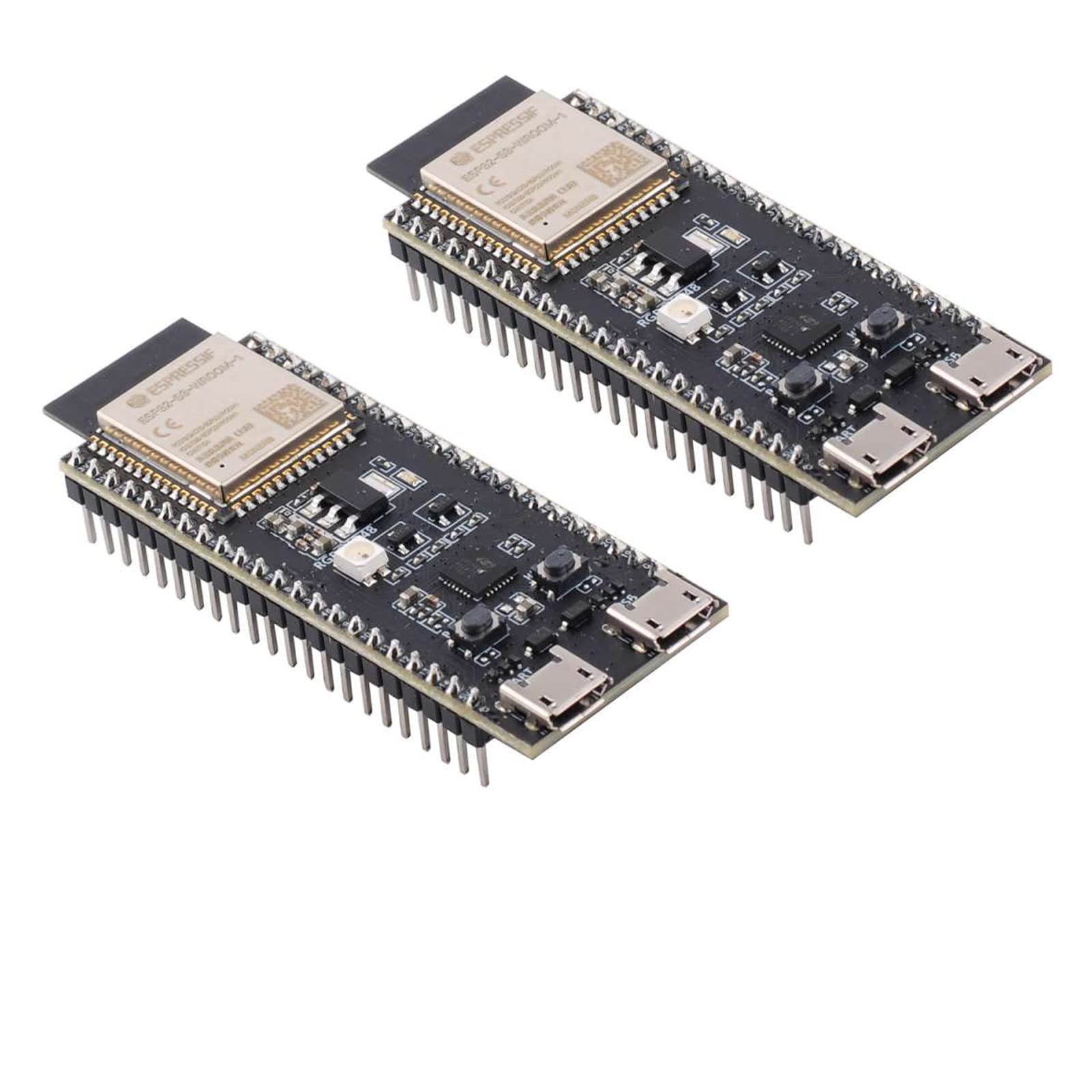 Mua 2Pcs RCmall ESP32-S3-DevKitC-1 N8R8 Development Board Based ESP32-S3-WROOM-1 Module WiFi ...