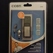 Amazon.com: Coby CX90BLK Digital Pocket AM/FM Radio, Black: Home Audio ...