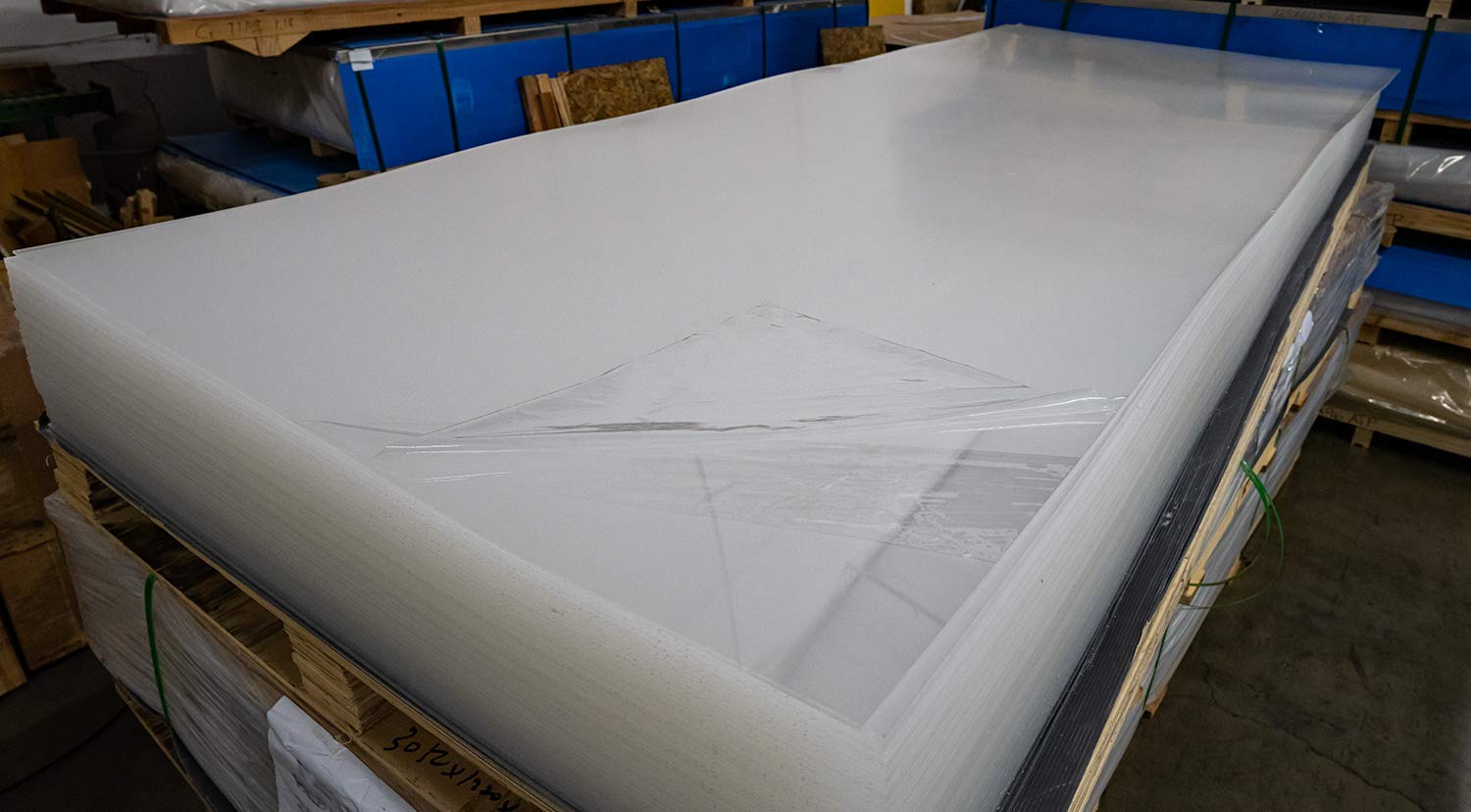 4ft x 10ft Restaurant Acrylic Sheet Clear Office 4 x 10 4x10 etc 0.125 ...