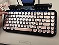 Rymek Typewriter Style Mechanical Wired & Wireless Keyboard with Tablet ...