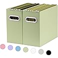 Amazon.com: Oterri File Organizer, Small Storage Box, Cardboard File ...