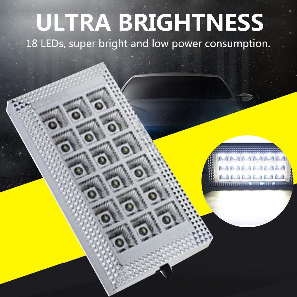 Lampadine per interno auto Xploit 12V 18 LED Cupola per Auto Camion ...