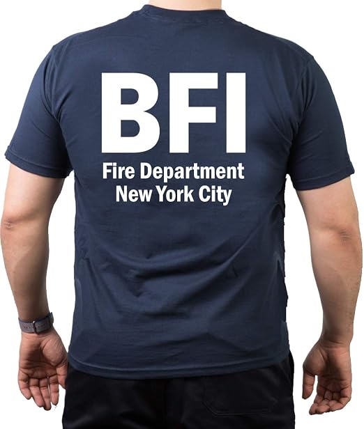 FEUER1 BFI T-Shirt (Office of Fire/Fire Marshal) New York City: Amazon ...