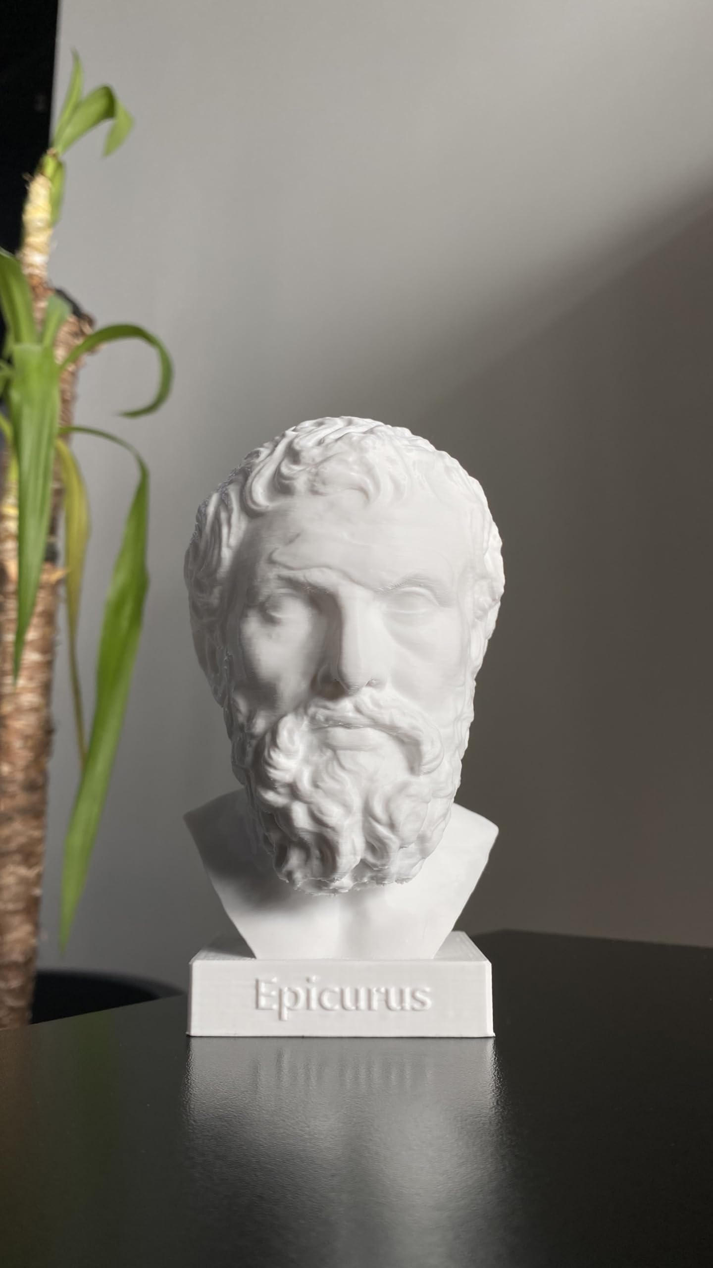 Generic Epicurus Ancient Greek Philosopher. Statue or Bust of Epicurus ...