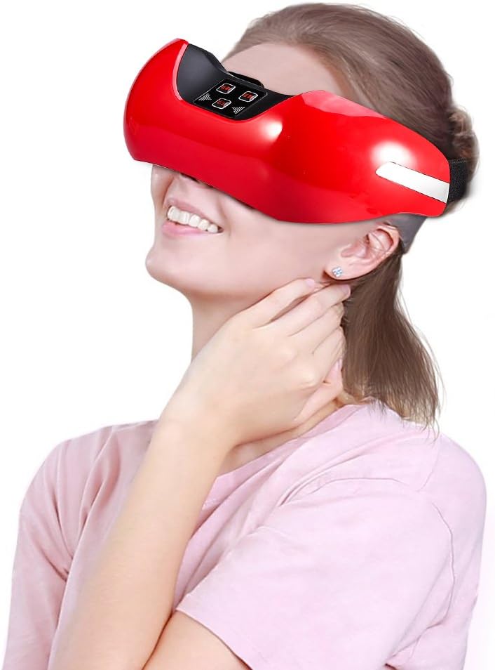 HURRISE Eye Massager,Electric Vibration Eye Massager Relieve Eye Strain ...