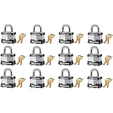 Master Lock 1KALF-2126 1-3/4" Keyed Alike Laminated Padlocks - Quantity ...