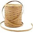 Amazon.com: 656 Feet Natural Raffia Paper Ribbon Twine Strings,1/4 Inch ...