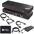 Amazon.com: 40B00300US Lenovo Docking Station USB C Bundle - 1 Year ...