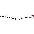 Amazon.com: Rock N Roll Party Decorations - Rockstar Banner for Music ...