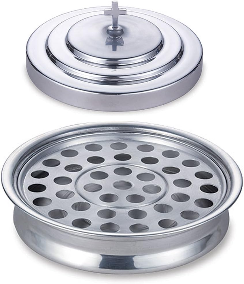 Amazon.com | Stackable 12 1/4" Communion Tray & Cover and 40 Hole ...