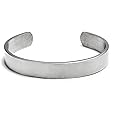 Amazon.com: Chisel Brushed Stainless Steel Cuff Bangle Bracelet: Mens ...