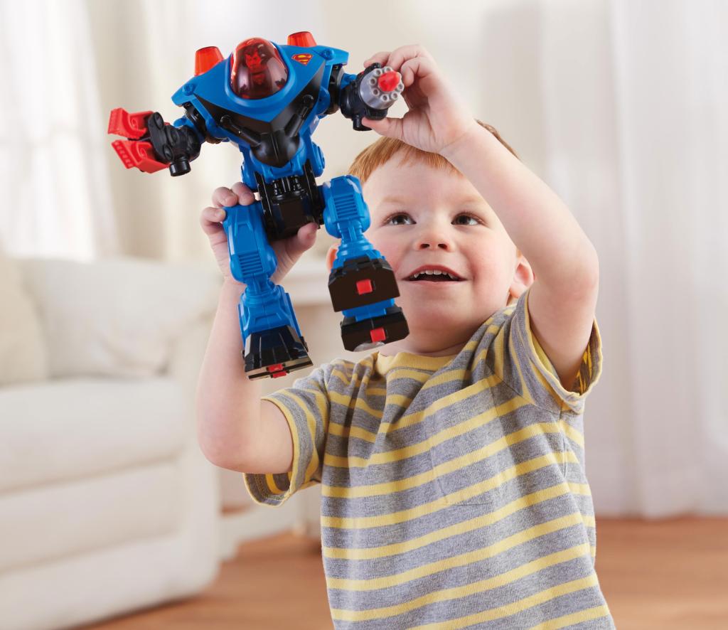 Amazon.com: Fisher-Price Imaginext DC Super Friends Superman and ...