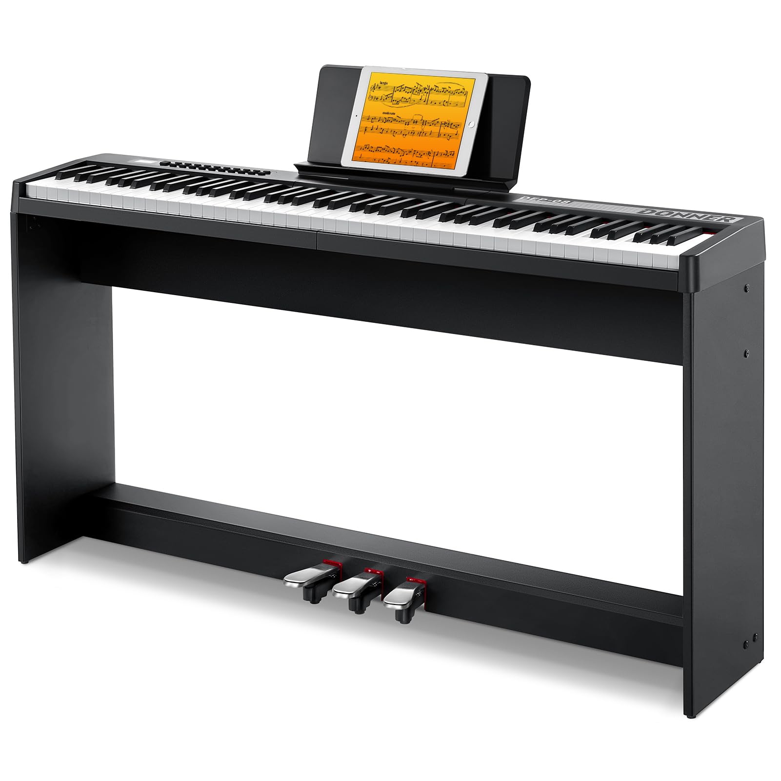 Donner Digital Piano Keyboard Velocity-Sensitive 88 Keys with Removable ...