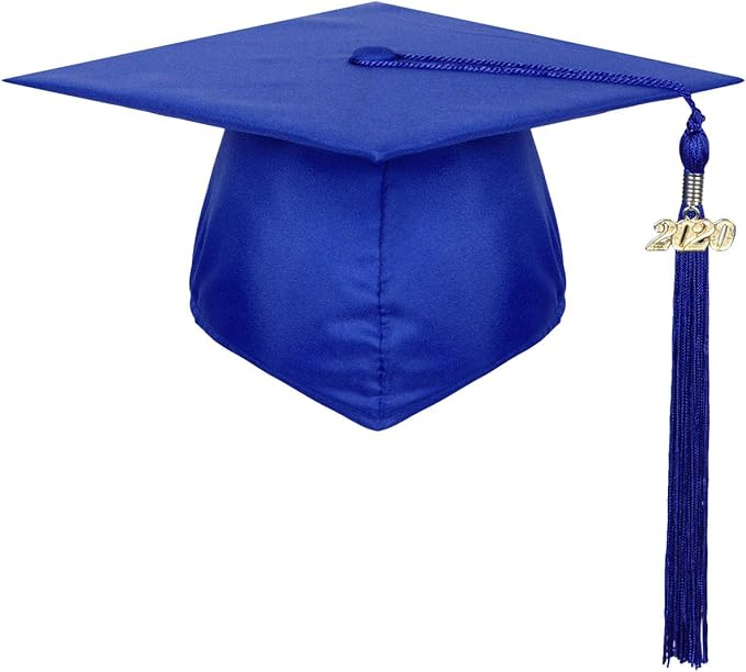 FEESHOW Kids Boys Girls Graduation Cap Hat Student Mortar Board with ...