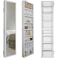 Cabidor Deluxe Mirrored Behind The Door Adjustable Medicine Cabinet ...