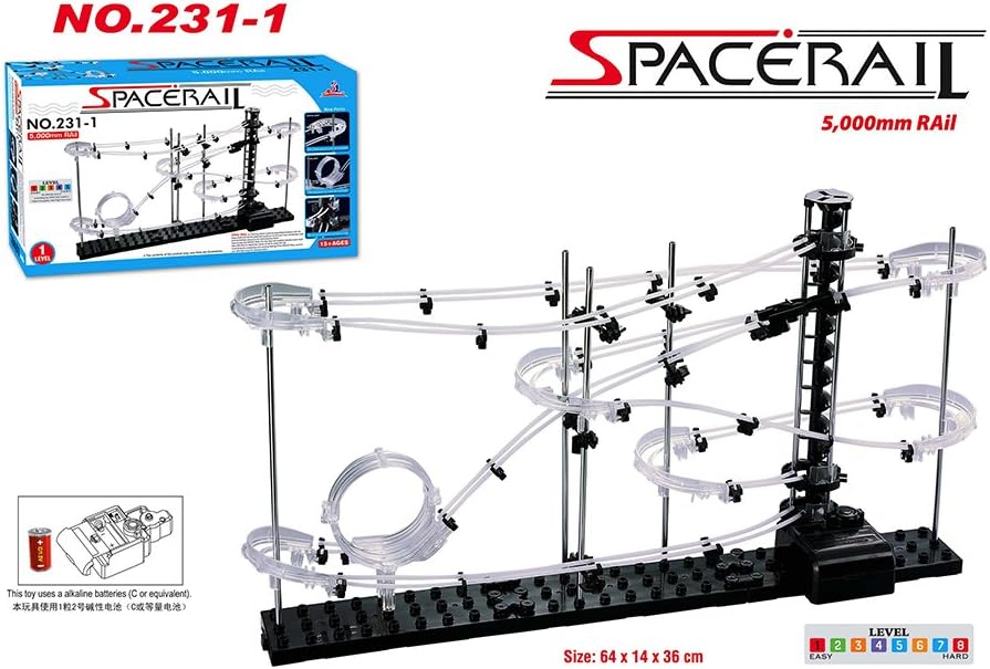 SpaceRail Level 1 | Marble Roller Coaster – BigaMart
