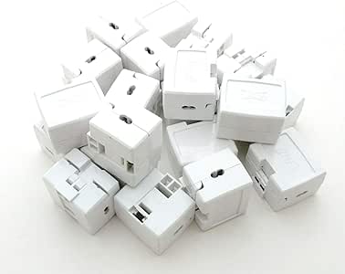 Eagle Electric Add-On Outlet - 25 Piece Add on Outlet Plugs - Easy Snap ...