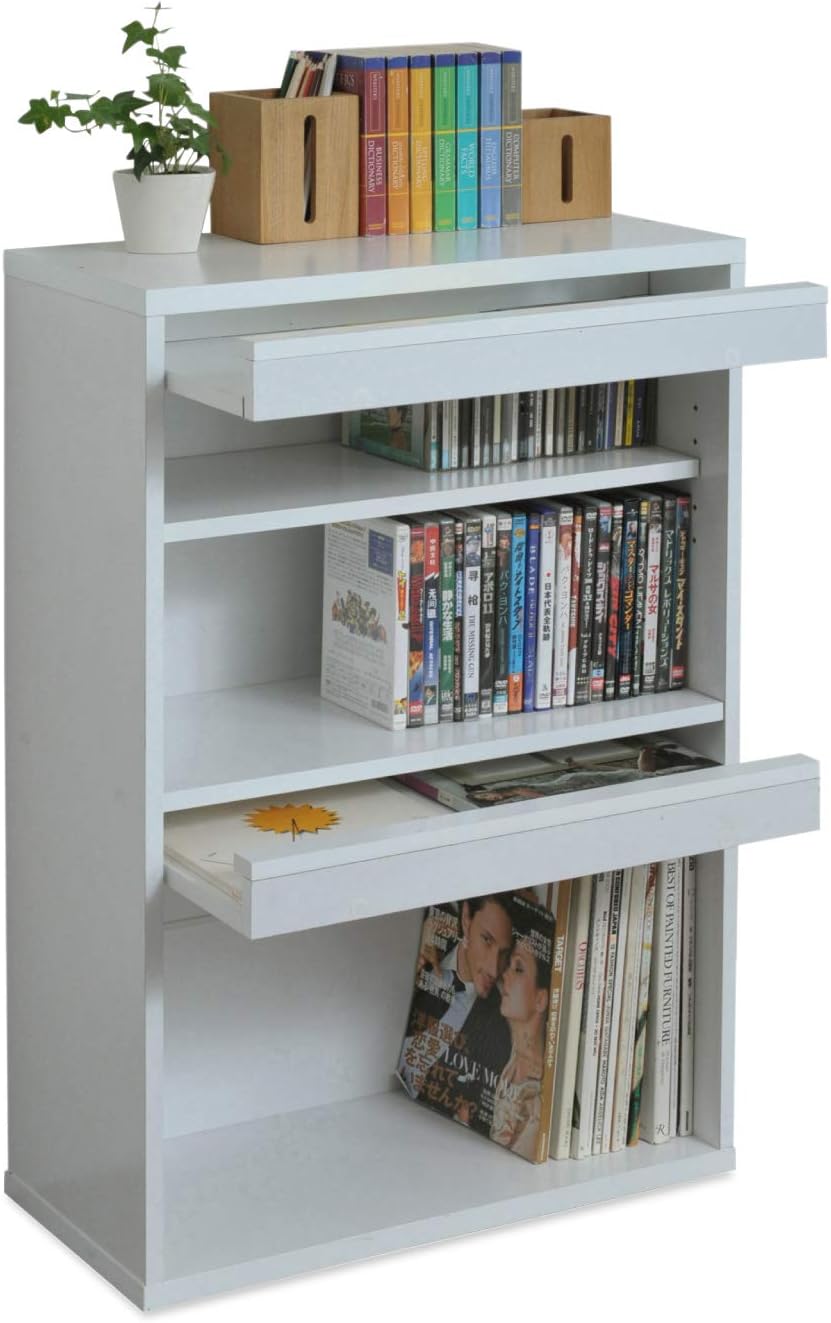 Amazon｜JKプラン 6BOX ディスプレイラック cd dvd や 雑誌 が ディスプレイ 可能な ラック フラップ本棚 フラップ書棚 雑誌 マガジン 本 ラック 棚 幅 60 cm ...