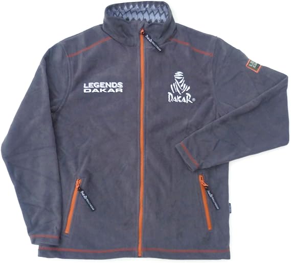 Dakar Rallywear Men's Jacket - Grey - Large: Amazon.co.uk: Clothing