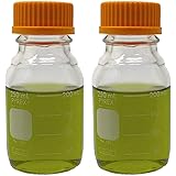 Amazon.com: Corning PYREX #1395-50, 50mL Round Media Storage Bottles ...