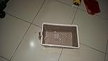 Nayasa Frill Plastic Basket No. 1, Small, Beige : Amazon.in: Home & Kitchen