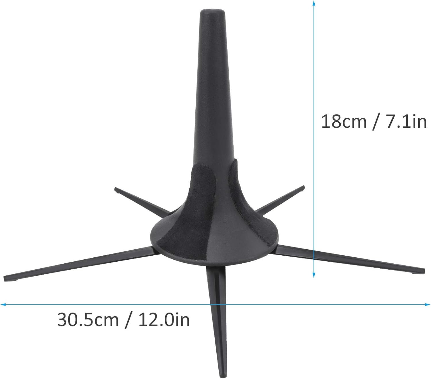 5 Legs Trumpet Stand, Trumpet Bracket Stand ABS + Zinc Alloy Trumpet ...