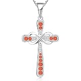 Amazon.com: Bob Siemon Sterling Silver Twisted Wire Cross Pendant ...