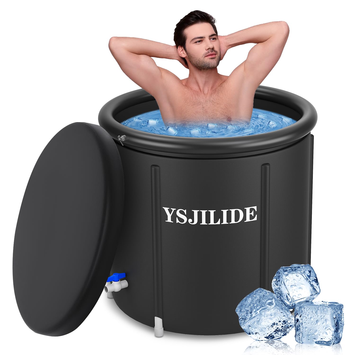 Ice Bath Tub for Athletes, YSJILIDE Portable Ice Bath Tub for Adults ...
