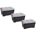 Amazon.com - Rubbermaid Pack & Go 14 Gal Storage Tote, Durable Design ...
