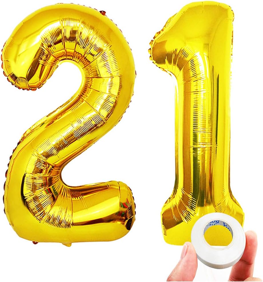 21 number balloons brand outlet