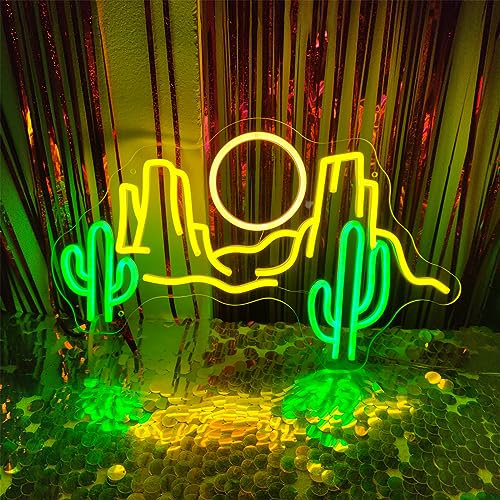 Desert Cactus Neon Sign for Wall Decor,Desert Cactus Led Sign,Desert ...