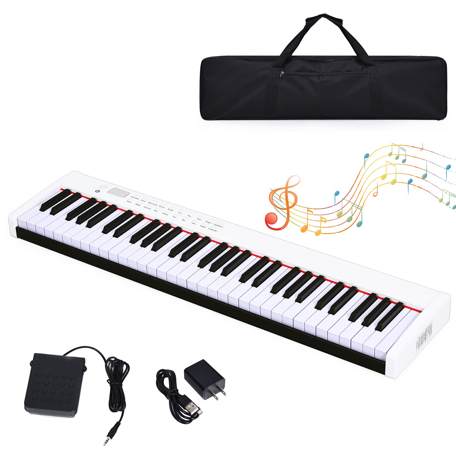 Mua GLOBALWAY Keyboard Piano, 61-Key Digital Piano with Semi-weighted ...