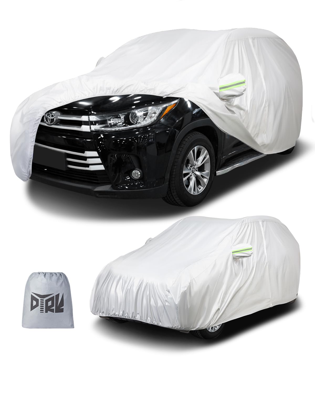 DTRK 6-Layer 2025 Upgraded Waterproof SUV Car Cover - Outdoor Full ...