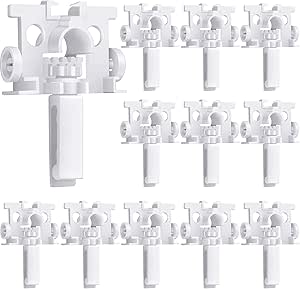 Amazon.com: 20 PCS Vertical Blind Repair Carrier with Stem Vertical Blinds Repair Kit White ...