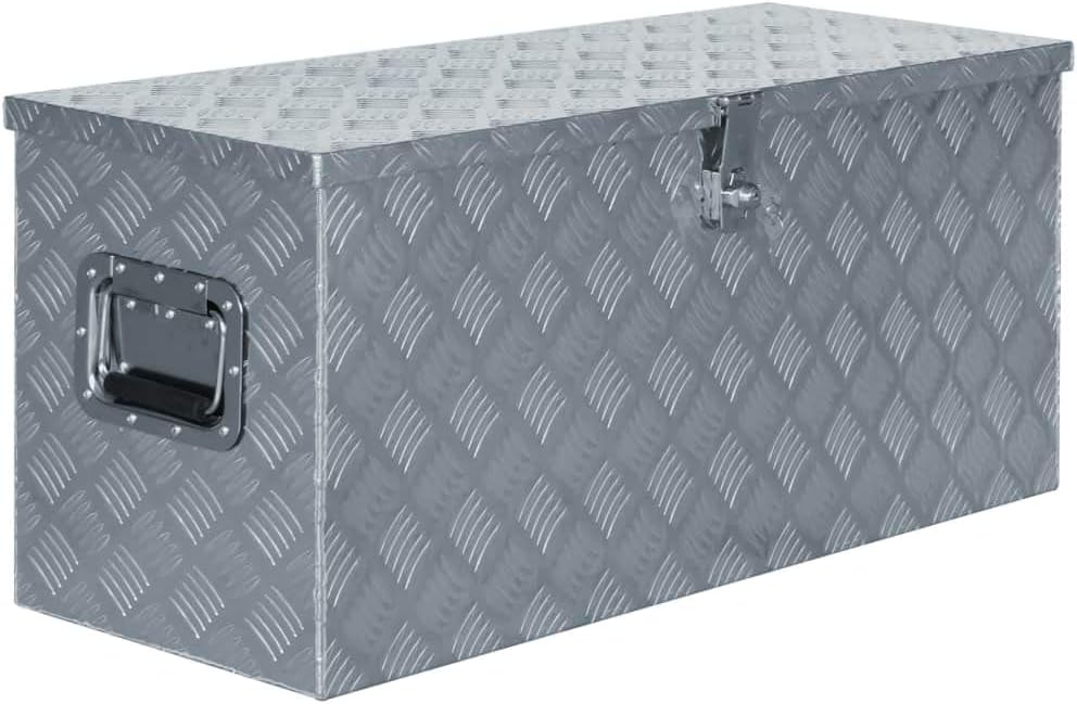 vidaXL Aluminiumkiste 90,5x35x40cm Alu Box Koffer Werkzeugbox ...