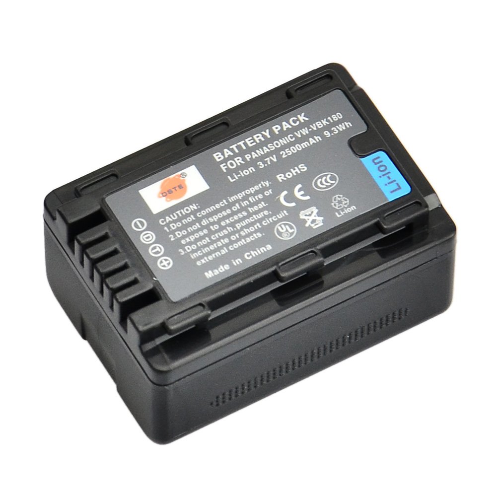 DSTE® VW-VBK180 Rechargeable Li-ion Battery for: Amazon.co.uk: Camera ...