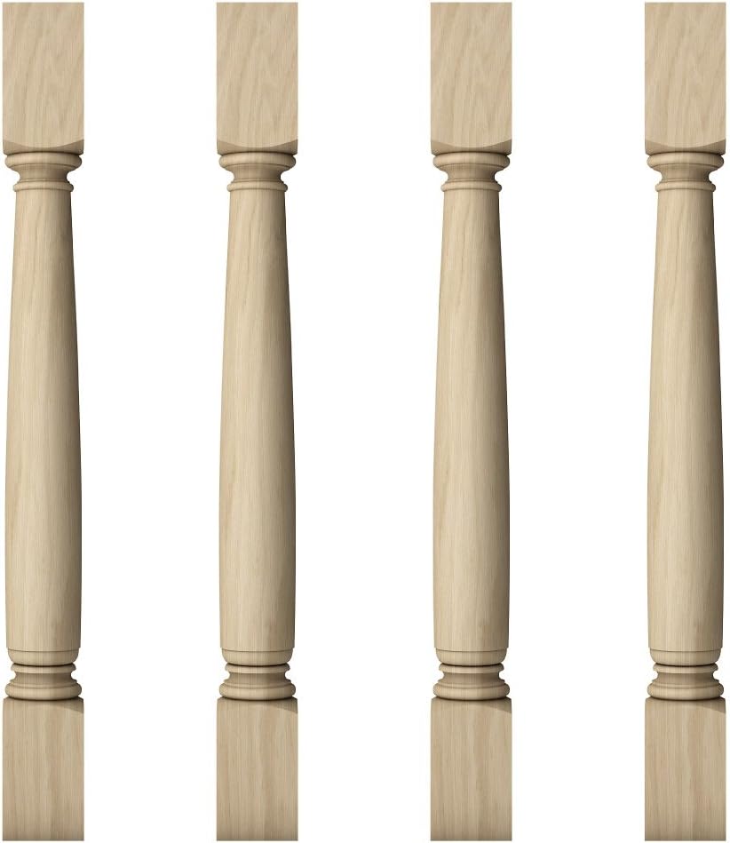 Amazon.com: Essex Interior Column Post 3.5" x 36" (Sets of 4) (White ...