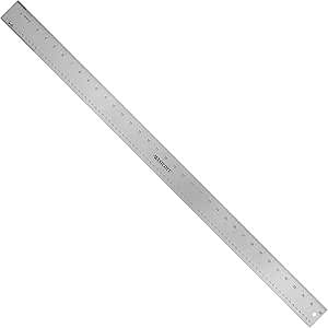 Amazon.com: Westcott Stainless Steel Cork Backed Ruler, 36", Inch ...