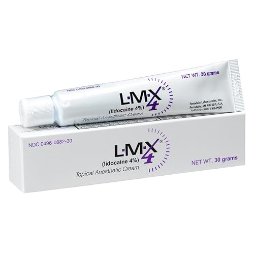 LMX4 Lidocaine Pain Relief Cream, 30g Tube – Topical, Fast Acting, Long ...